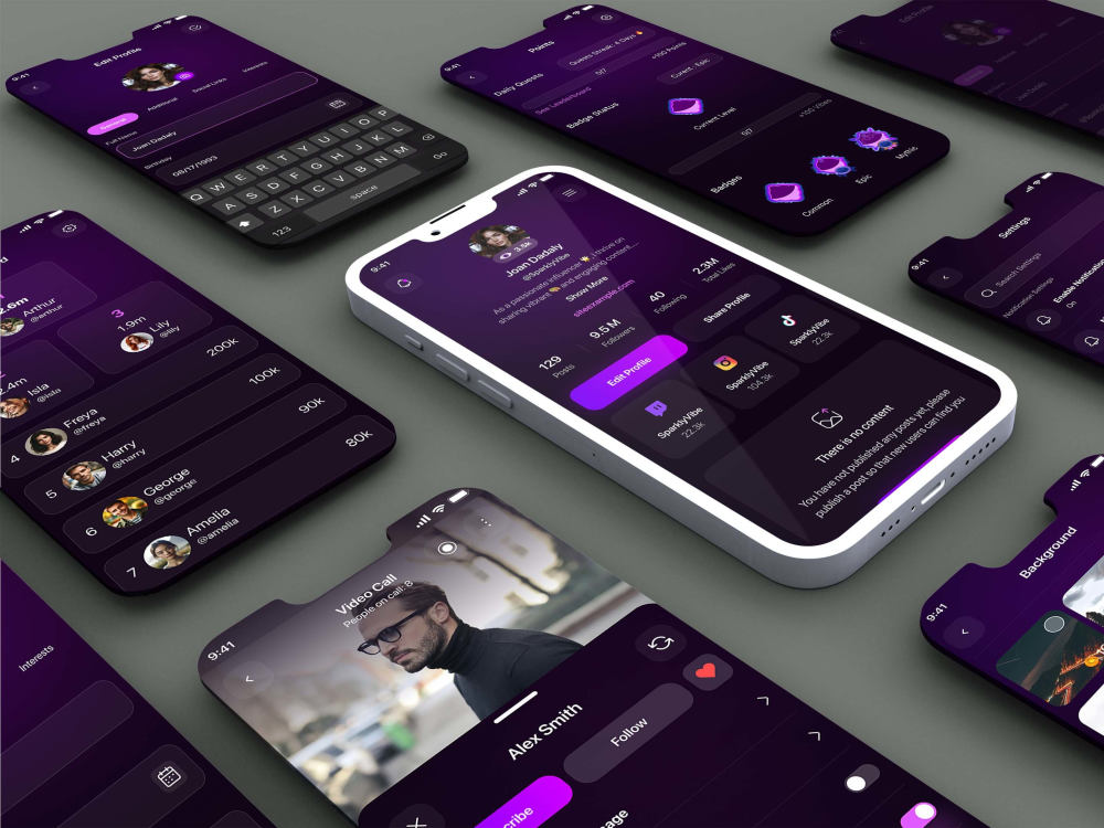 Modern Mobile UI/UX App Design for Your Start-Up, Product, or Business ...
