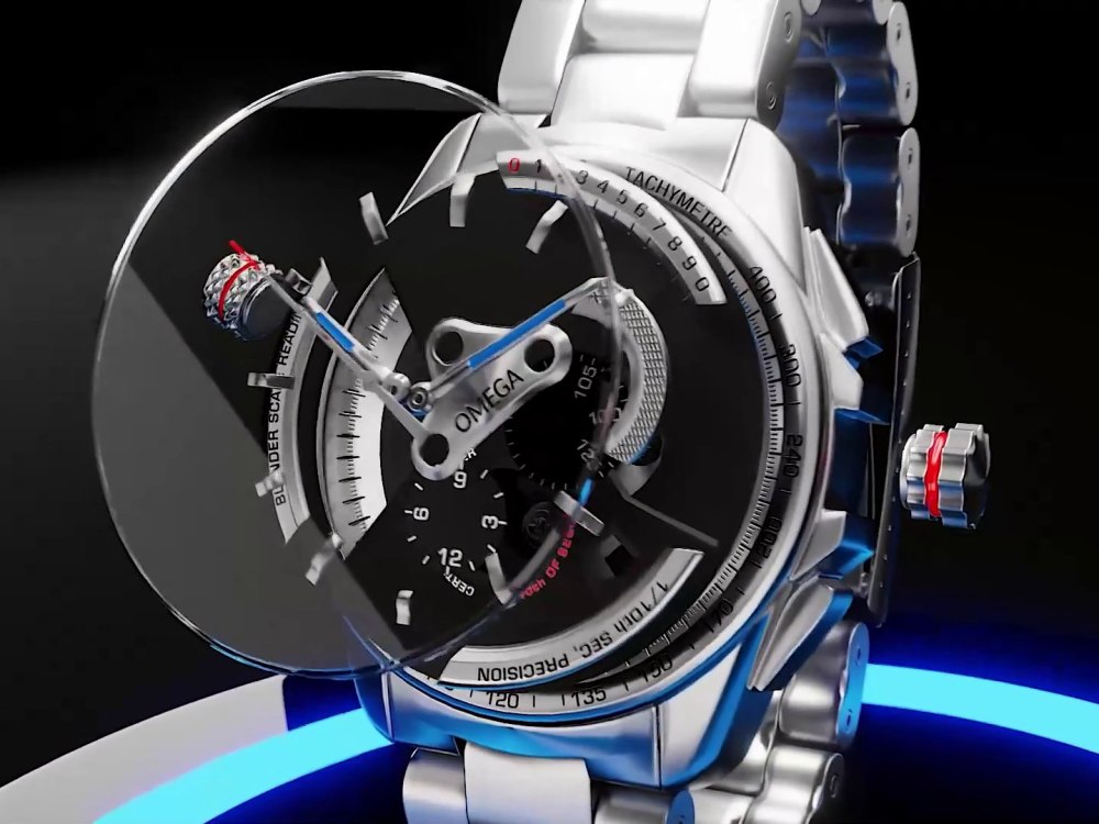 A 3d watch animation 3d jewelry animation 3d watch design product ...
