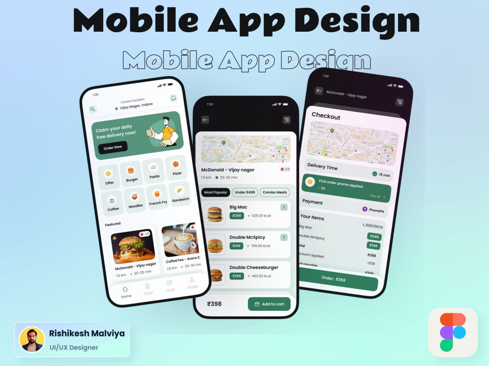 Creative, Modern mobile app designs, Prototyping, Proper UIUX based ...