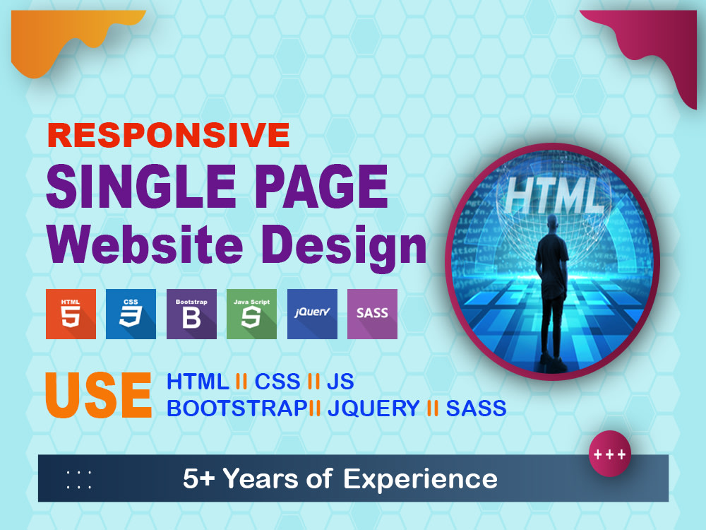 Responsive Single Page Website | Upwork