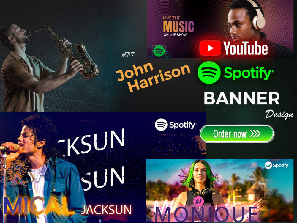 Spotify banner ads to promote your spotify music | Upwork