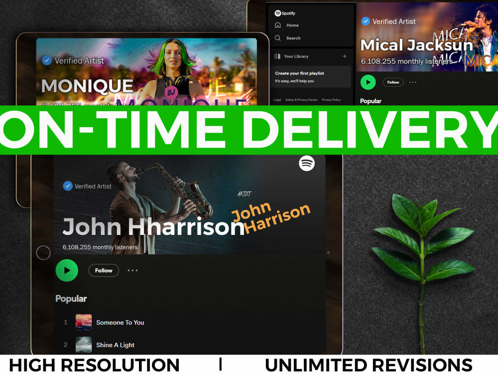 Spotify banner ads to promote your spotify music | Upwork