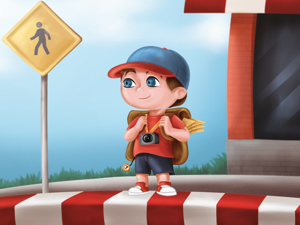 Beautiful illustrated scene for children's books | Upwork