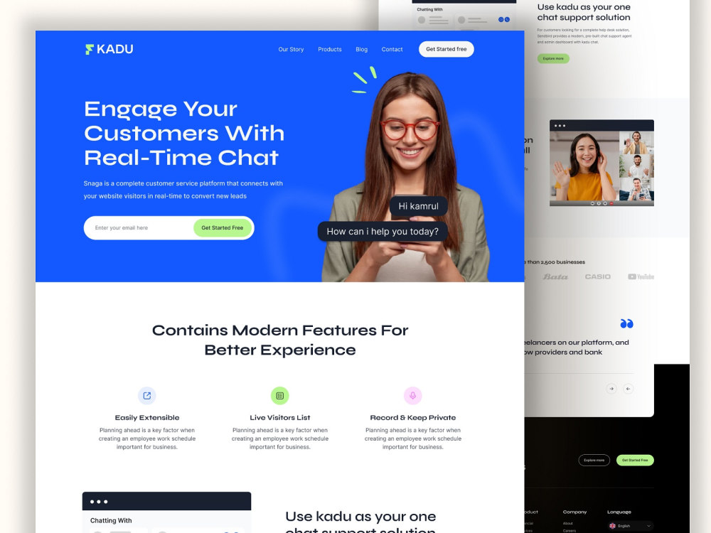 Website, UI/UX design in Figma with Advanced Visuals for Your Business ...