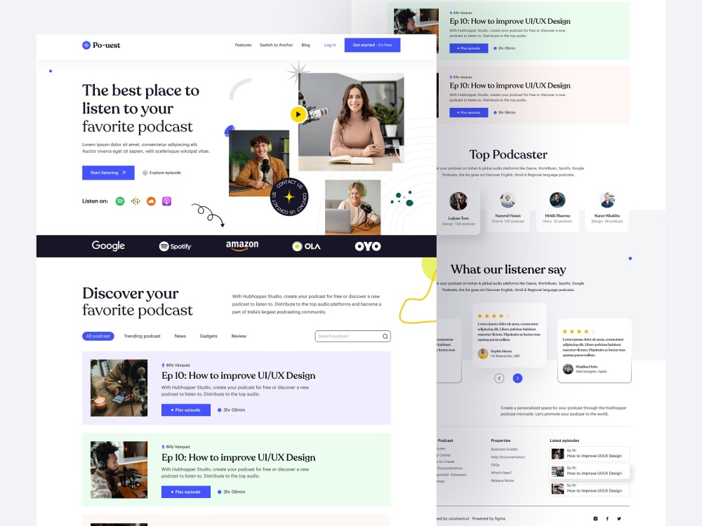 Website, UI/UX design in Figma with Advanced Visuals for Your Business ...