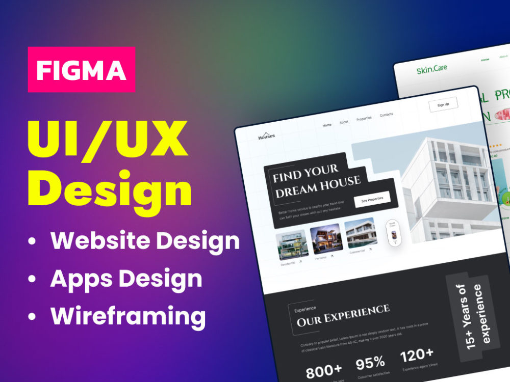 Modern Figma website design, website ui ux , landing page ui, figma ...