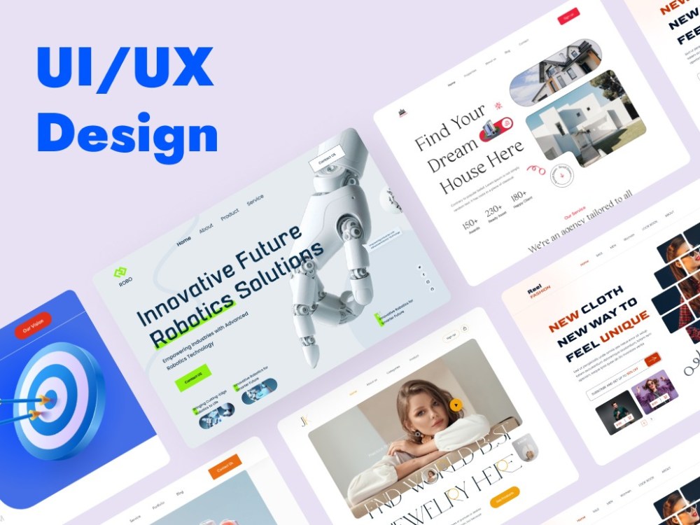 Modern Figma website design, website ui ux , landing page ui, figma ...