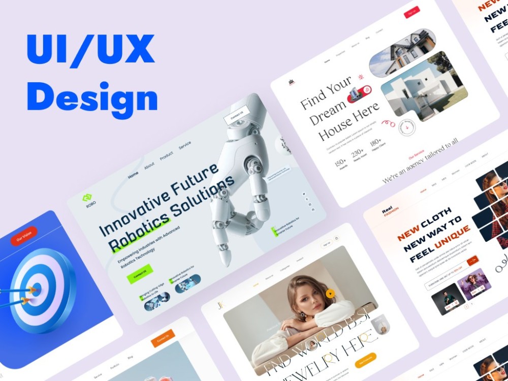 Professional website ui ux ,Figma website design, landing page ui ux | Upwork
