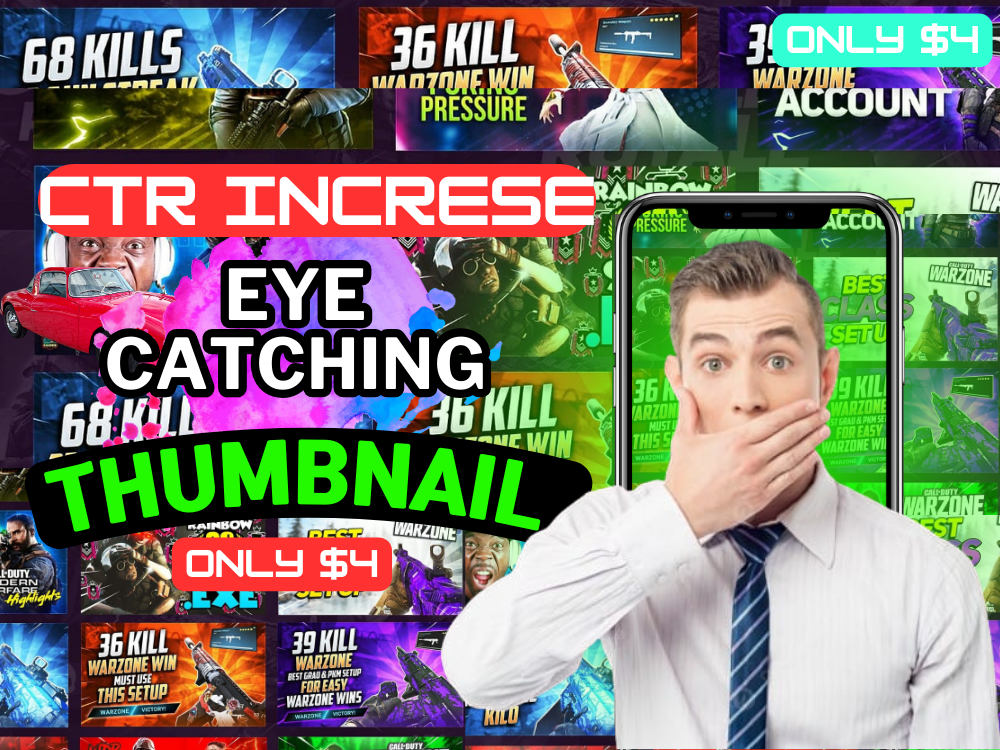 Eye-catchy YouTube thumbnail design.YouTube Benner, thumbnails will get ...