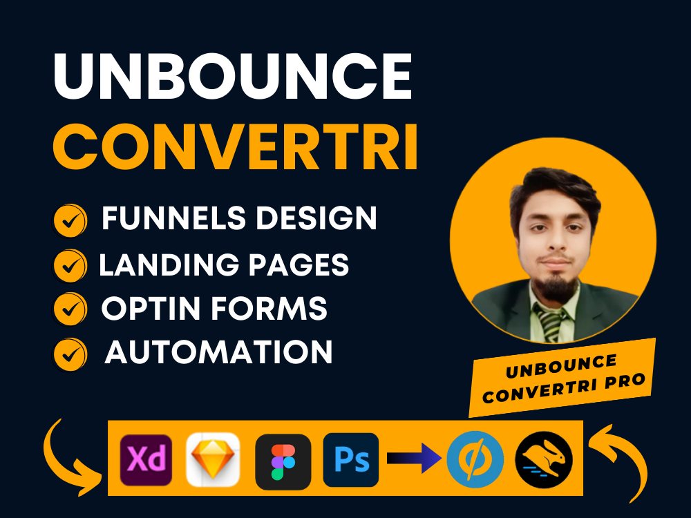 Unbounce Expert, Convertri Designer, Landing Page Design, Funnels | Upwork