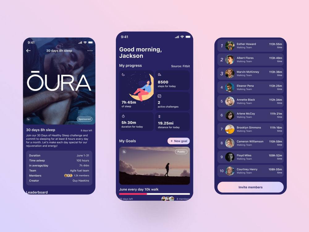 - UI/UX Design for Fitness & Activity Tracking mobile app | Figma | Upwork