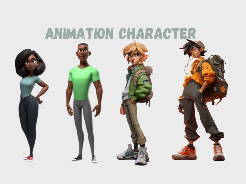 Amazing 2d,3d animation character, character design for animation video ...
