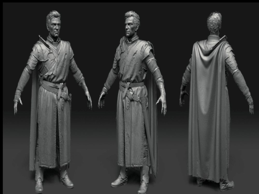 3d character modeling, miniature, figurine, 3d sculpt for 3d printing ...