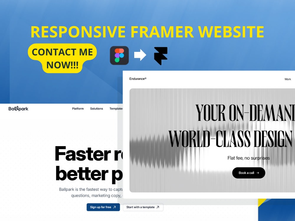 Framer website, framer expert, figma to framer, framer developer framer CMS | Upwork