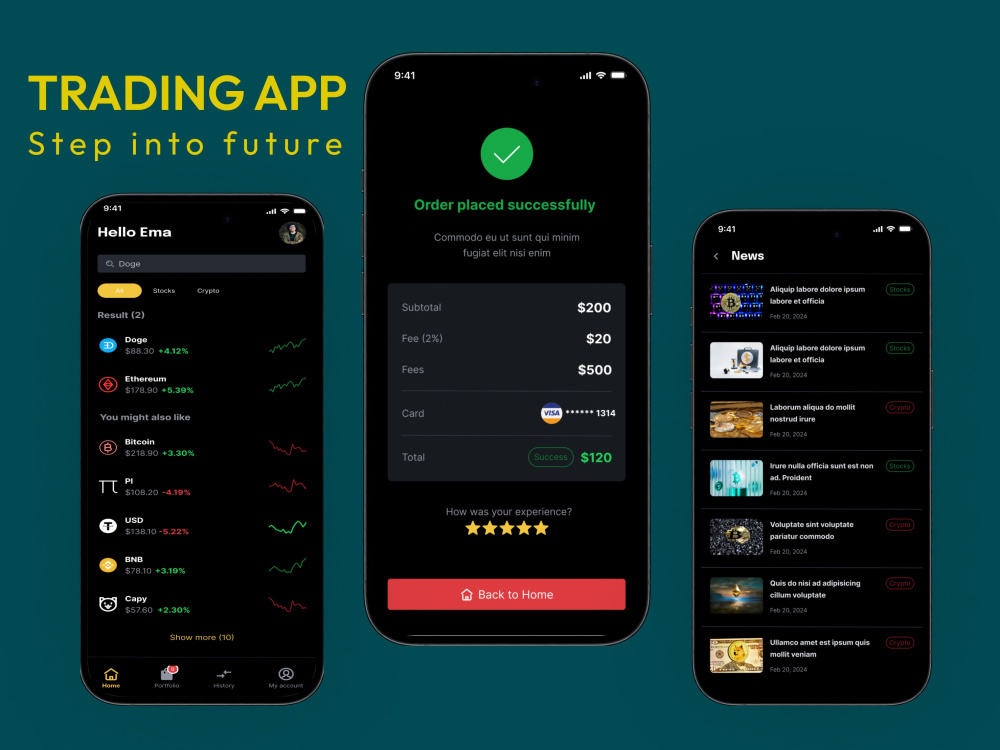 A perfect app design | Upwork