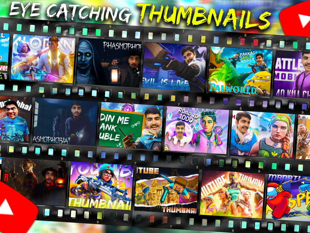 Eye catching gaming YouTube thumbnails | Upwork