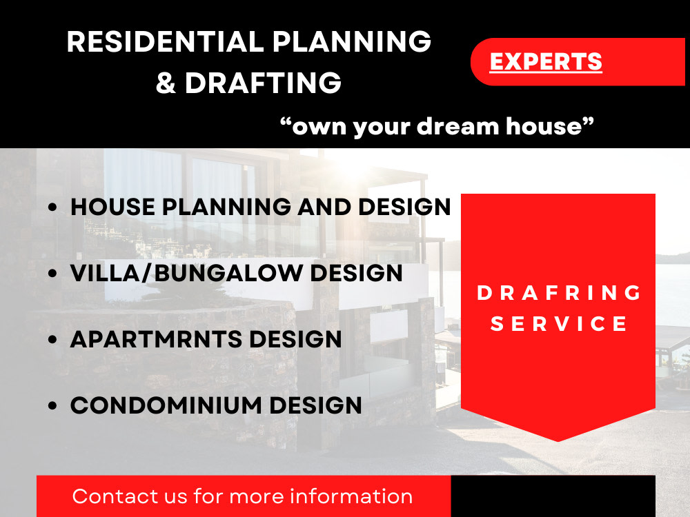 Residential design/floor plan drafter|permit sets|construction drawings ...