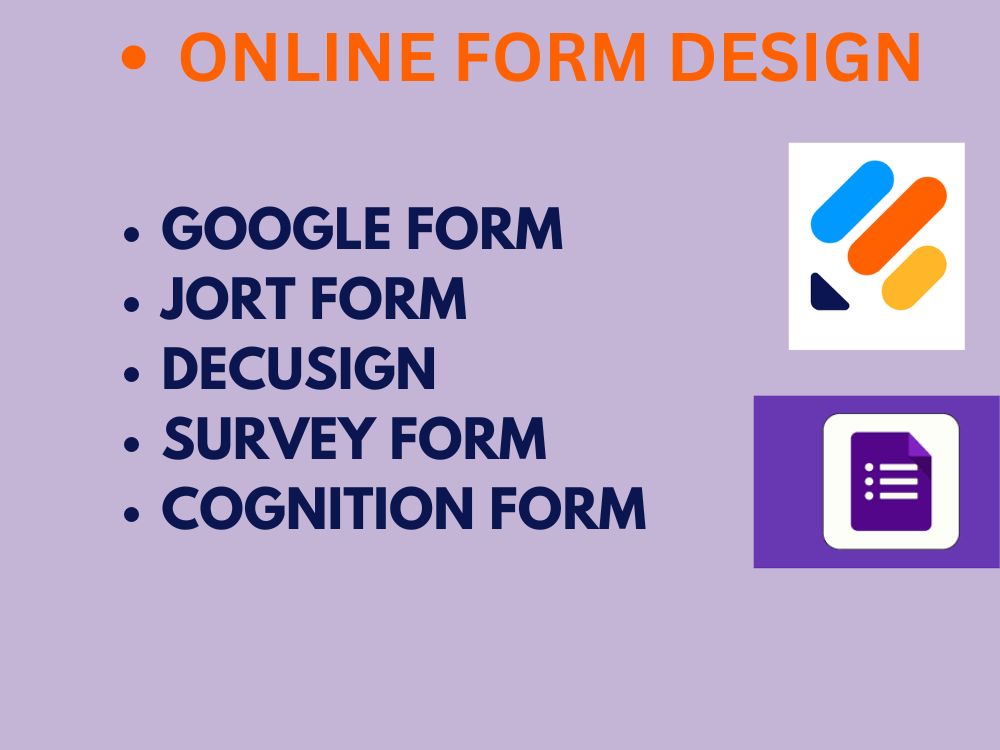 An online survey design with Jotform, google form, surveymonkey ...