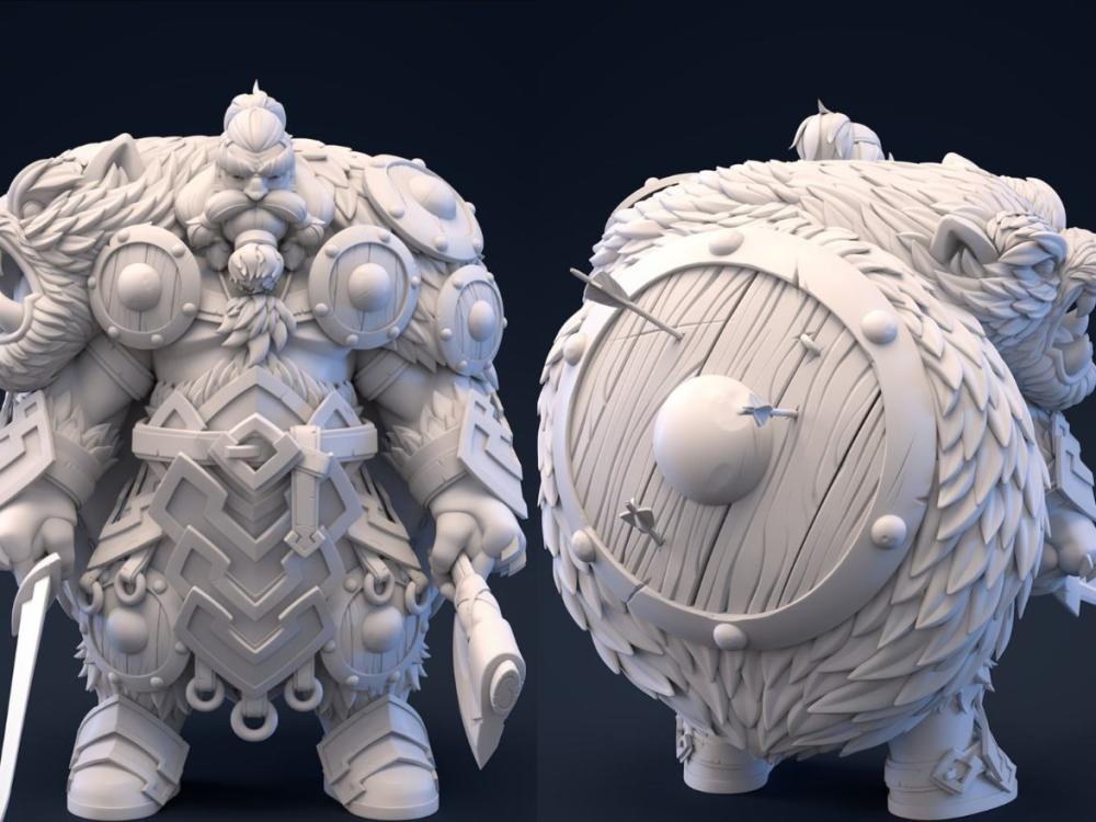 3d miniature 3d figurine sculpture 3d printing 3d model character ...