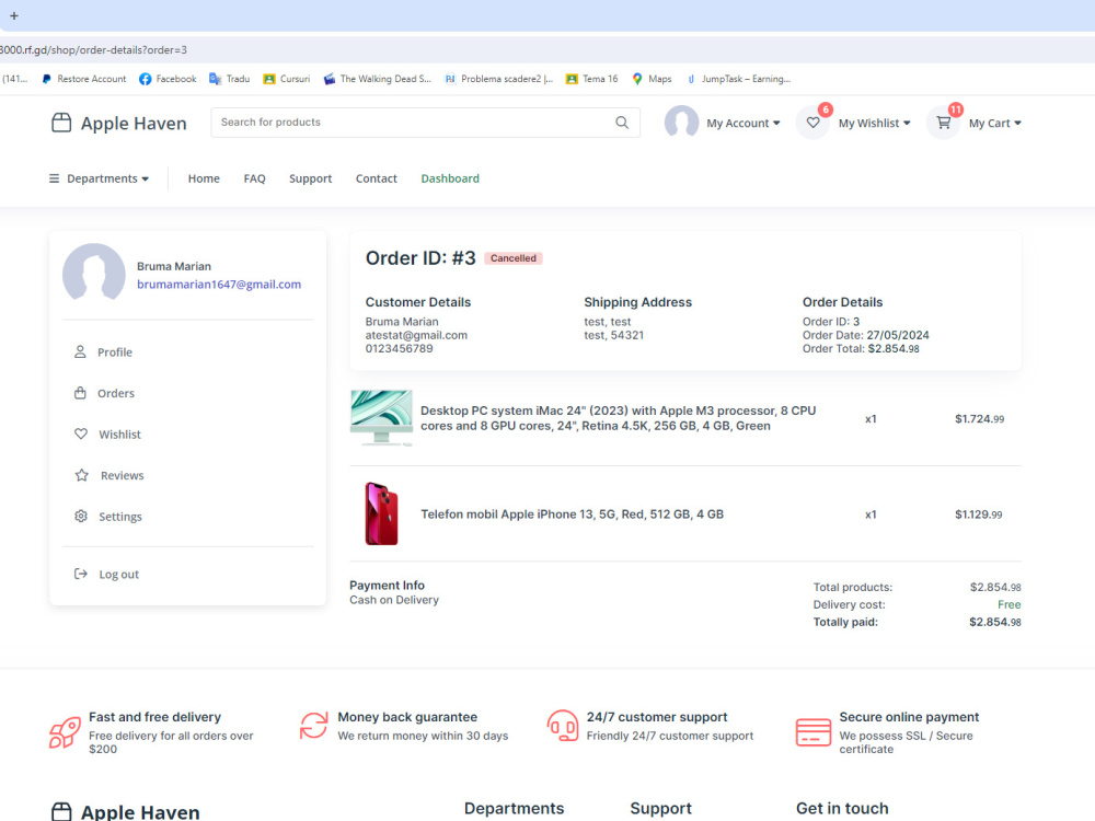 Ecommerce Website With Html Css Php Mysql Upwork