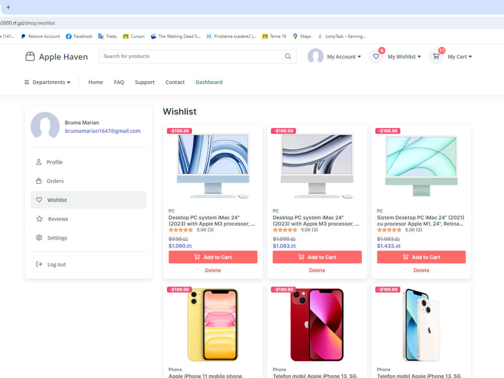 Ecommerce Website With Html Css Php Mysql Upwork