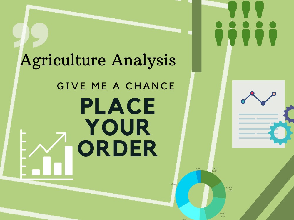 Agriculture data analysis interpretation and visualization | Upwork