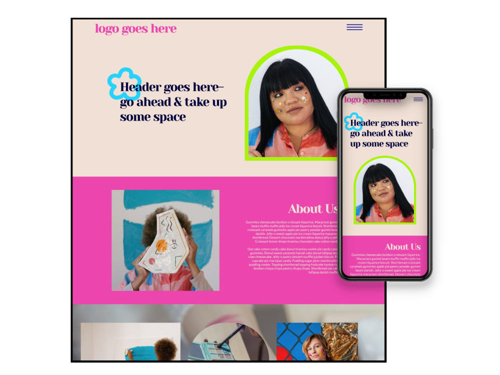 A 1-page Showit website! | Upwork