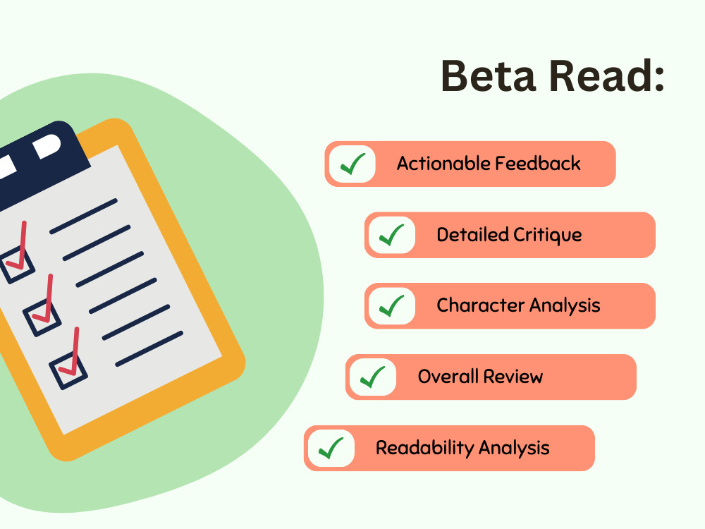 A beta read with detailed review & critique. | Upwork