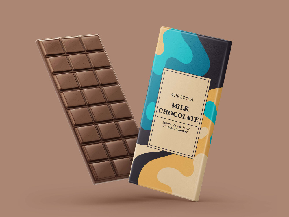 Creative chocolate bar label packaging design | Upwork