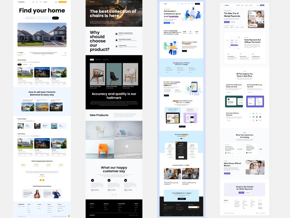 An eye-catching, responsive website in React JS, Next JS, Tailwind CSS | Upwork