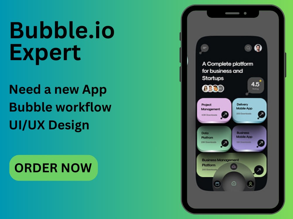 Get a custom Bubble.io app | Upwork