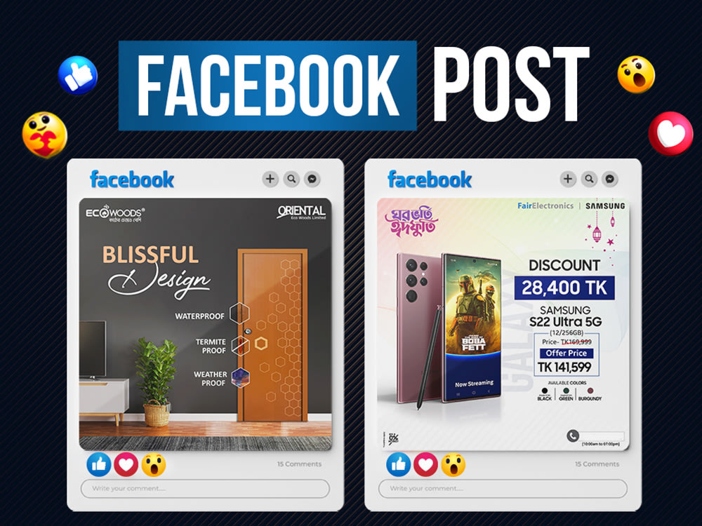 Creative Facebook Post and Advertising Design to Increase Brand ...
