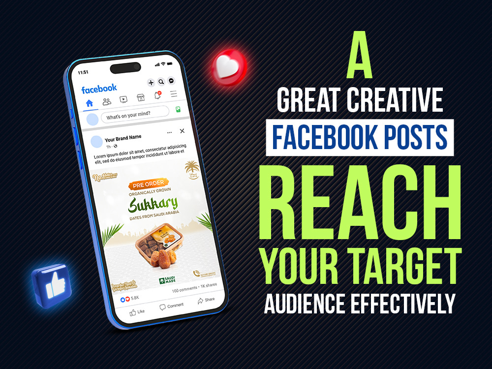 Creative Facebook Post and Advertising Design to Increase Brand ...