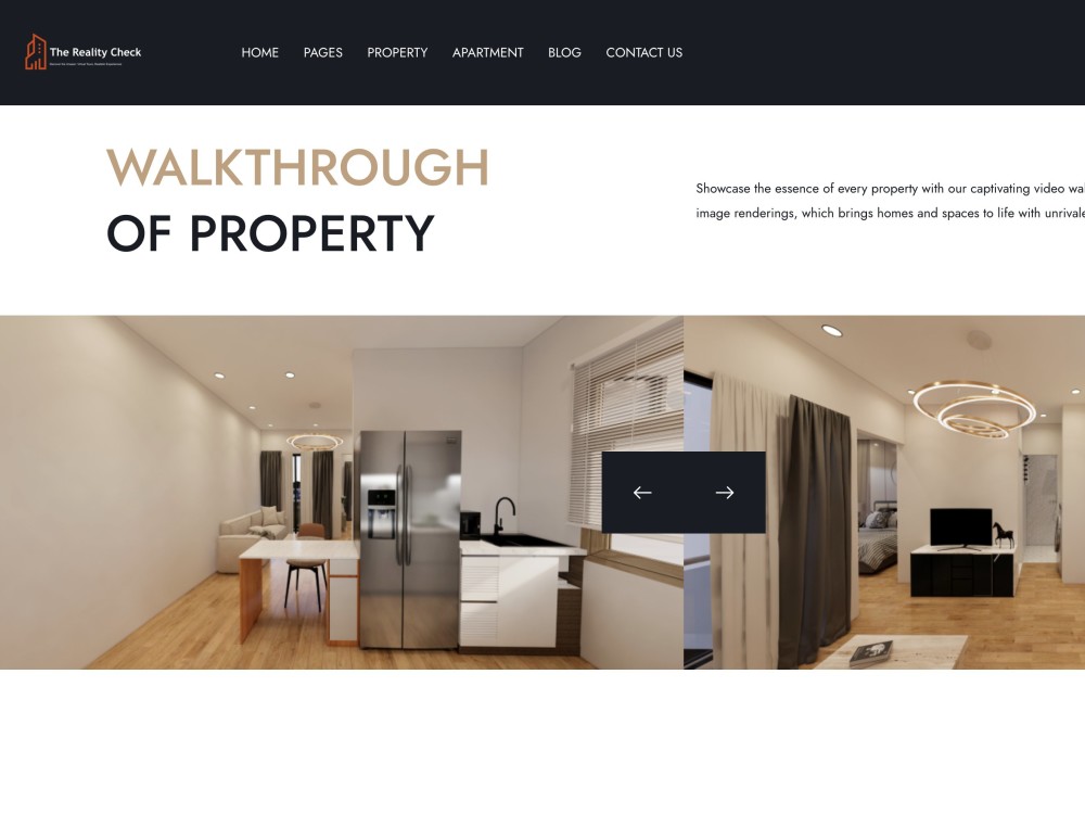 A Real Estate Project Website with interactive 3D + AR/VR floor plans ...
