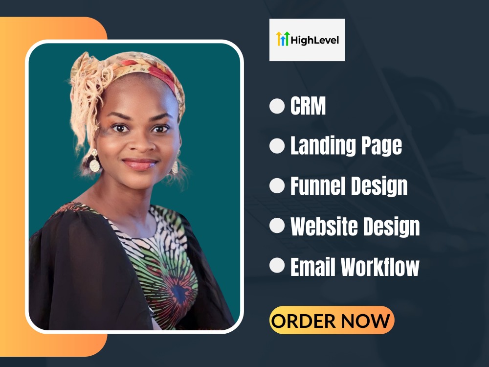 Sales funnel with GoHighLevel, Gohighlevel CRM website Landing page ...