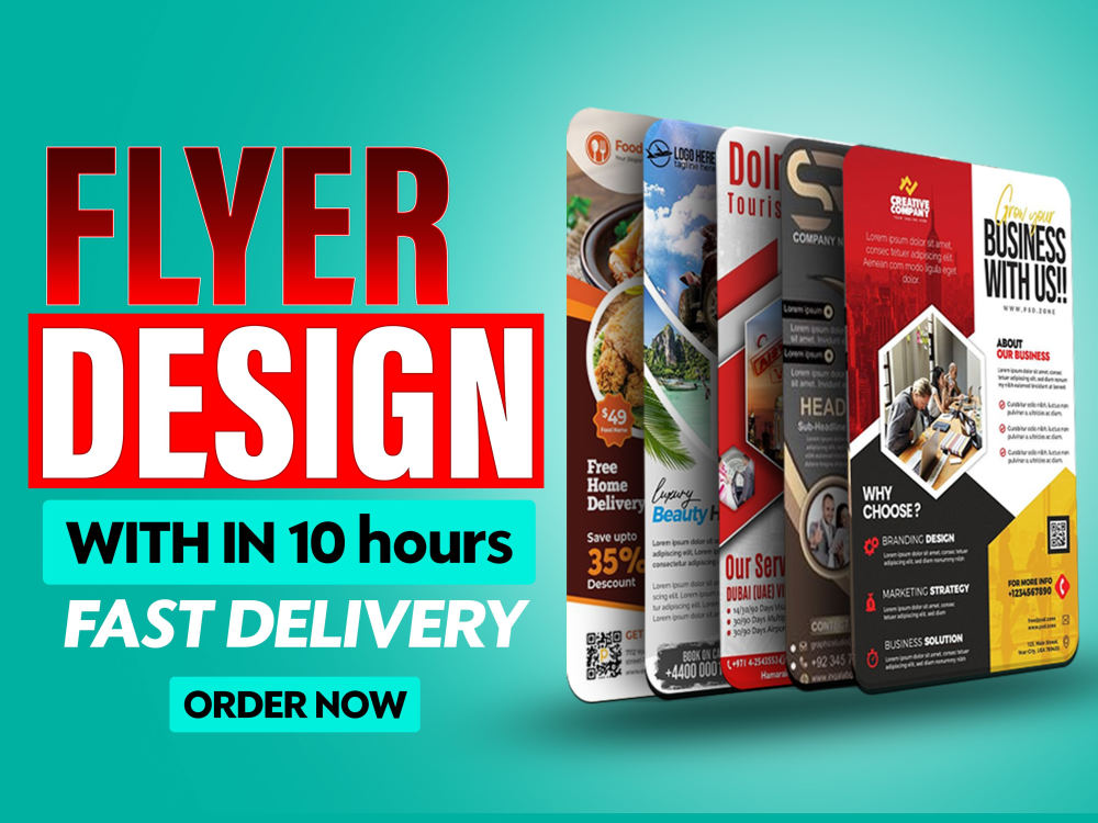 Professional Flyer and Brochure design for your business/services | Upwork