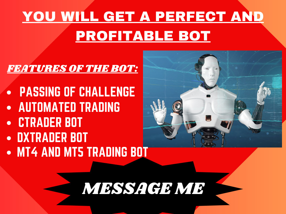 A Perfect Bot That Works On Ctrader Dxtrader Mt4 And Mt5 Upwork