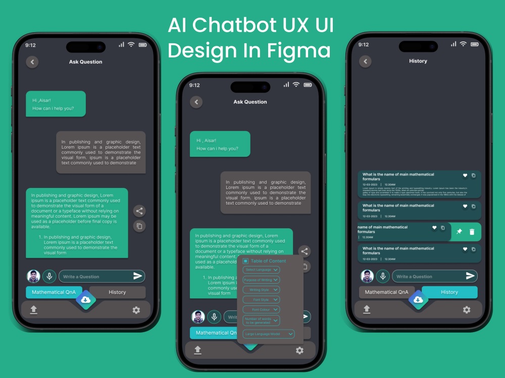 UX UI Design for an AI Chatbot | Upwork