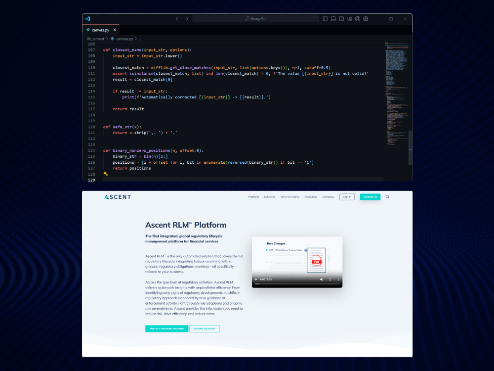Python Scripting/backend, web app/dashboard | Upwork