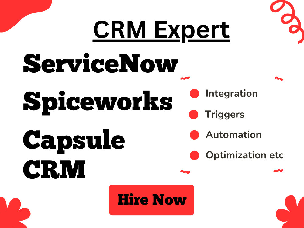 Your Servicenow Spiceworks Capsule CRM Streamlined Customer ...