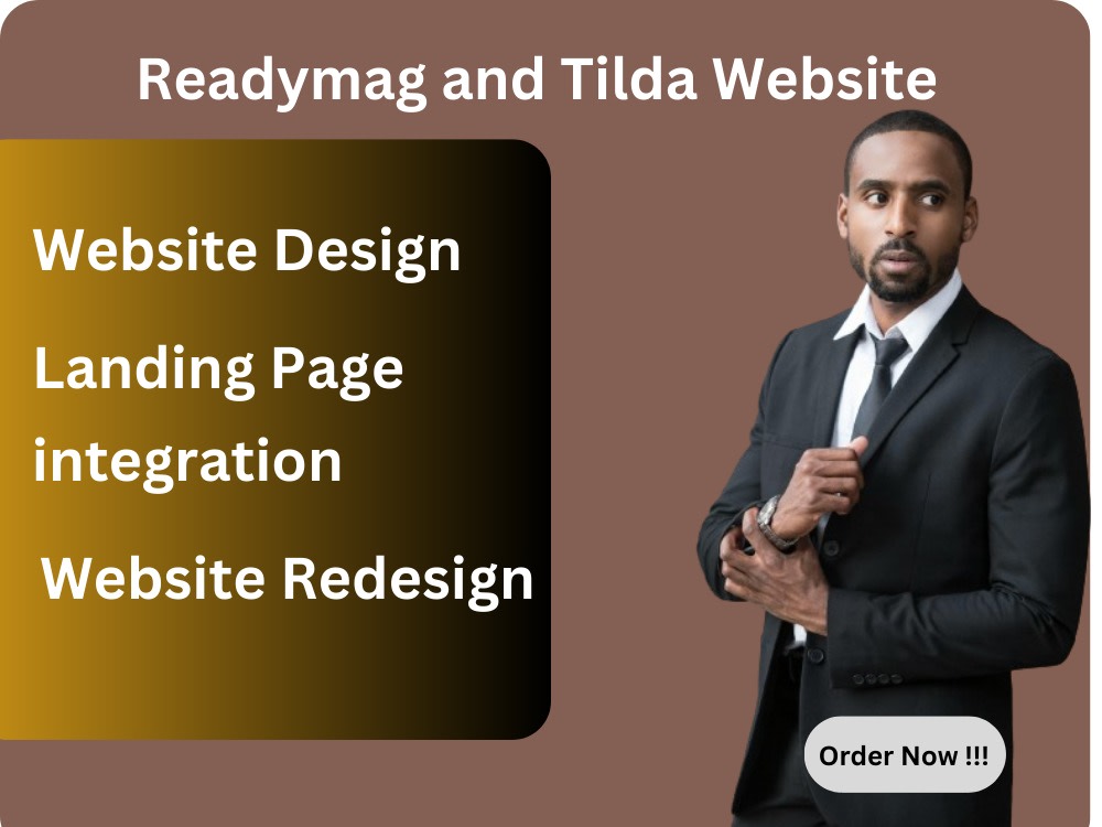 A User-friendly Readymag and Tilda Website | landing page | Web Redesign | Upwork