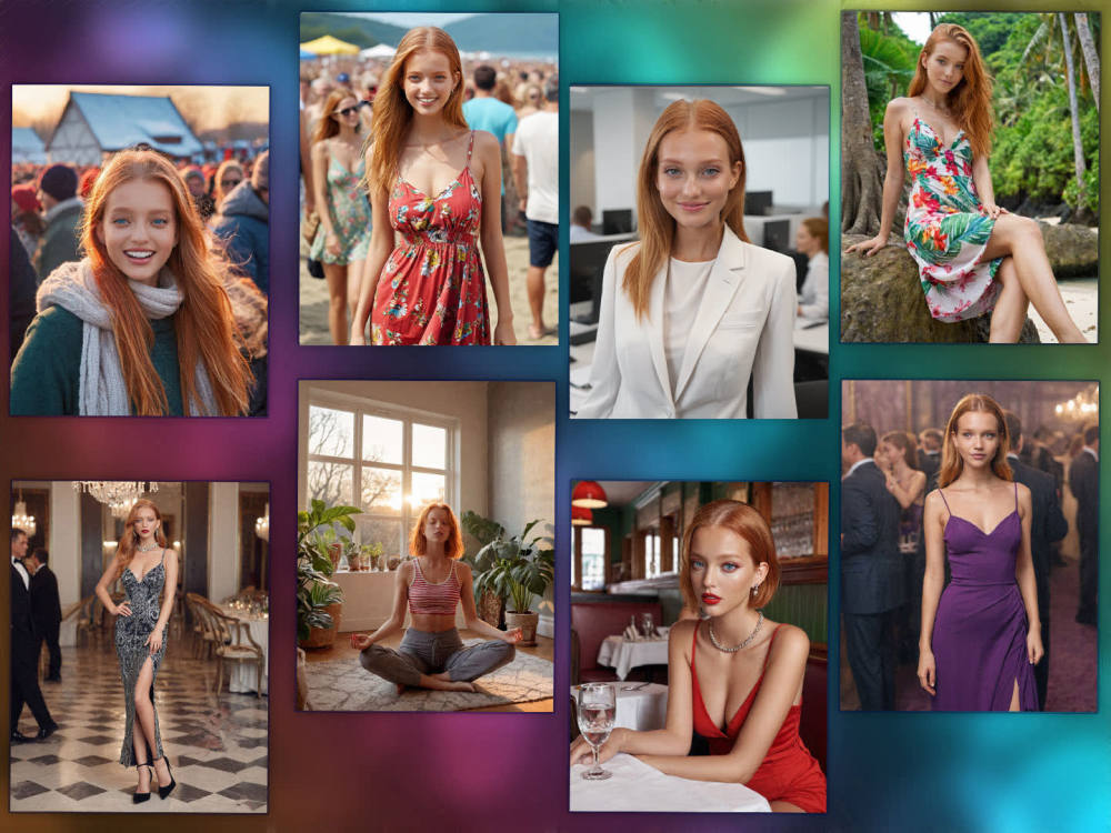 Realistic AI influencer model for instagram and other social media ...