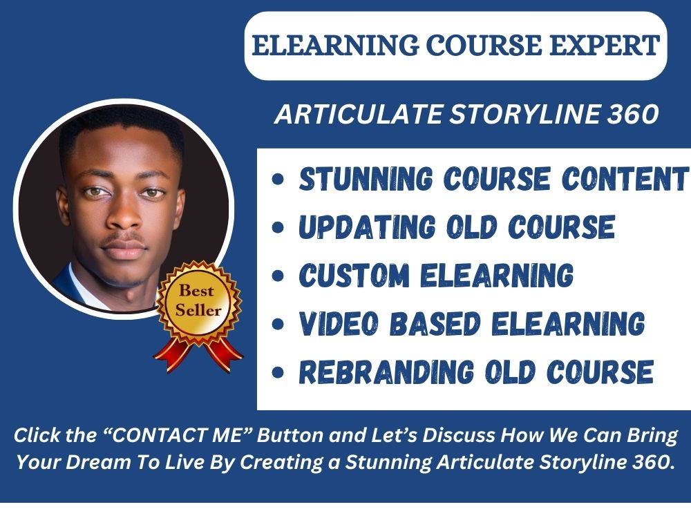 An engaging and interactive eLearning course in Articulate Storyline 360 | Upwork