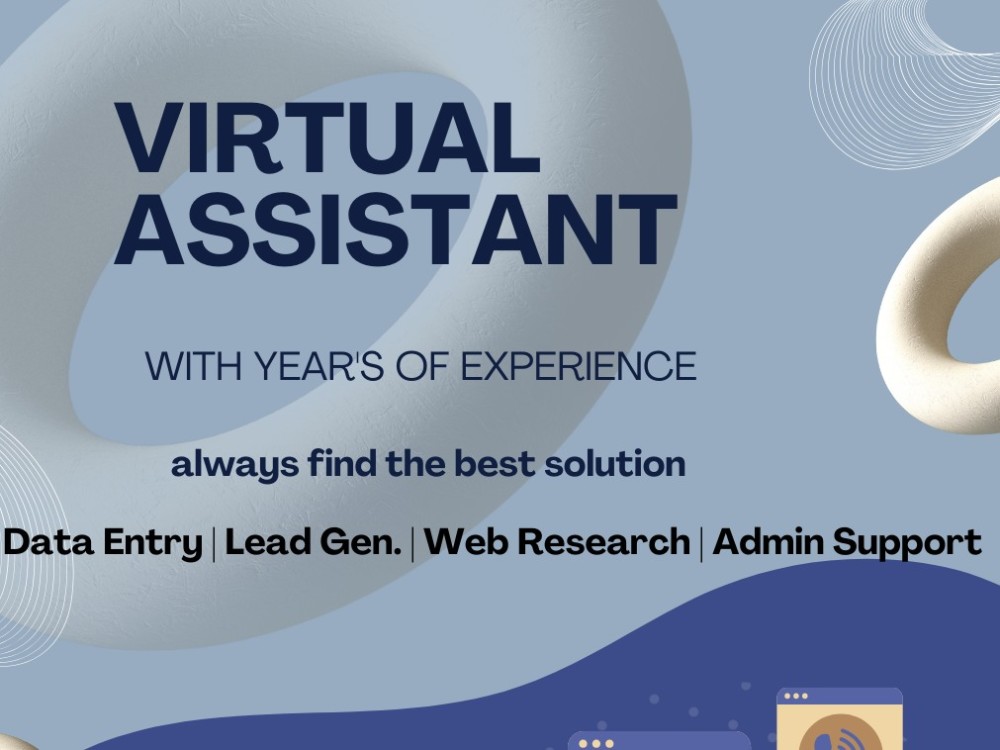 Virtual Assistant for Data Entry, Data Mining, Web Research & copy paste | Upwork