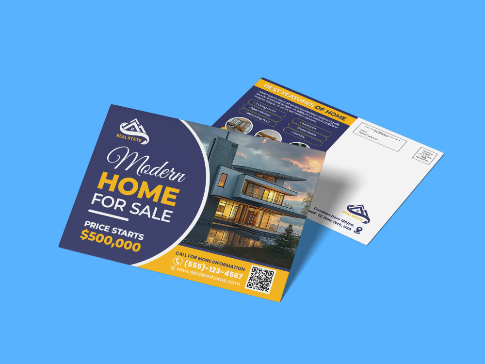 Design professional direct mail eddm postcard, business flyer | Upwork