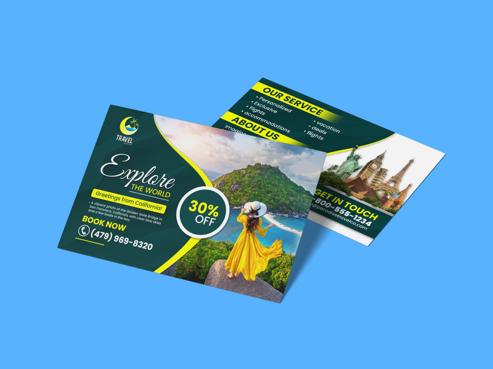 Design professional direct mail eddm postcard, business flyer | Upwork