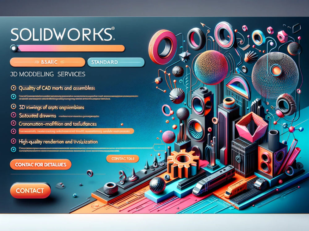 Professional SolidWorks 3D Modeling Services for Basic and Complex ...