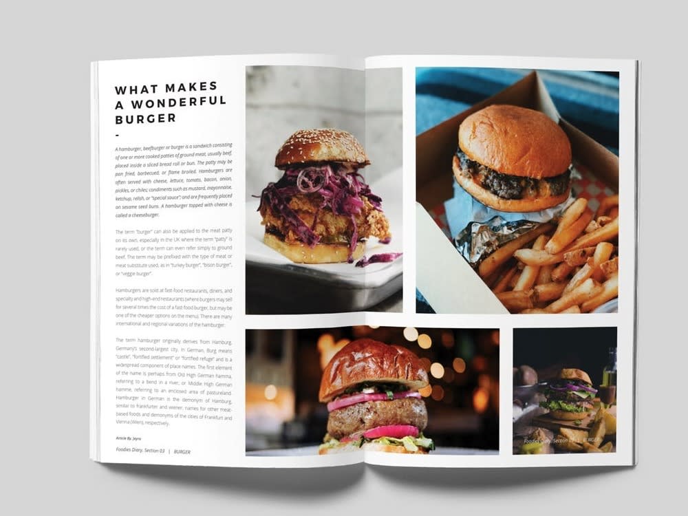 A professional cookbook brochure design | Upwork