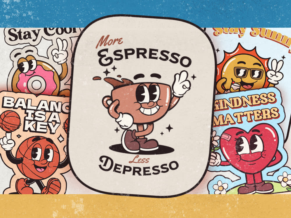 Custom retro vintage cartoon character | Upwork