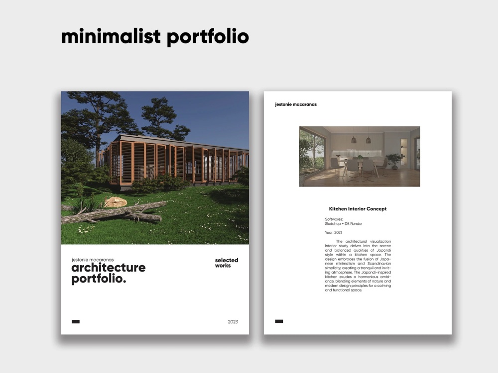A minimal and professional document layouts in PDF and other formats ...
